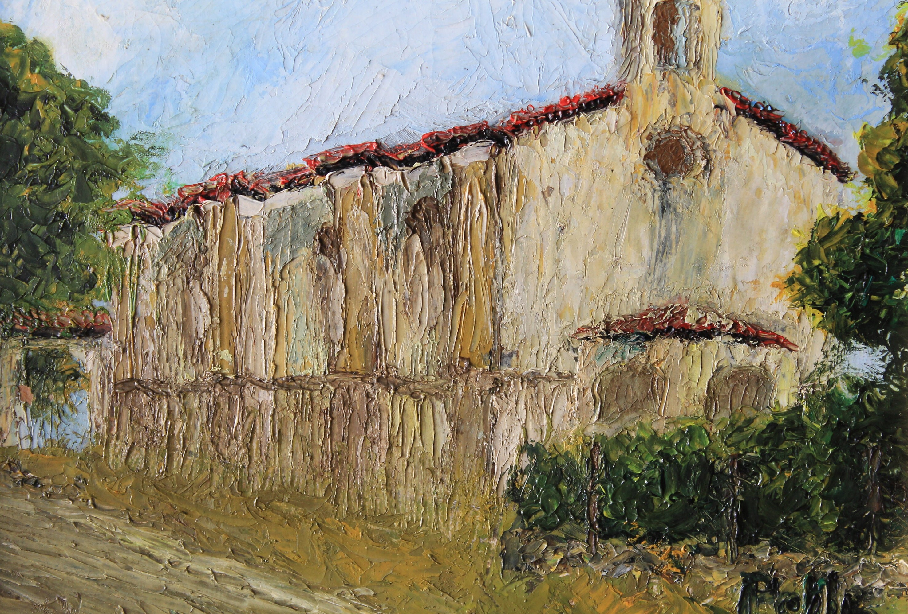 Art & Collectibles Being There French Landscape Original Oil Painting ...