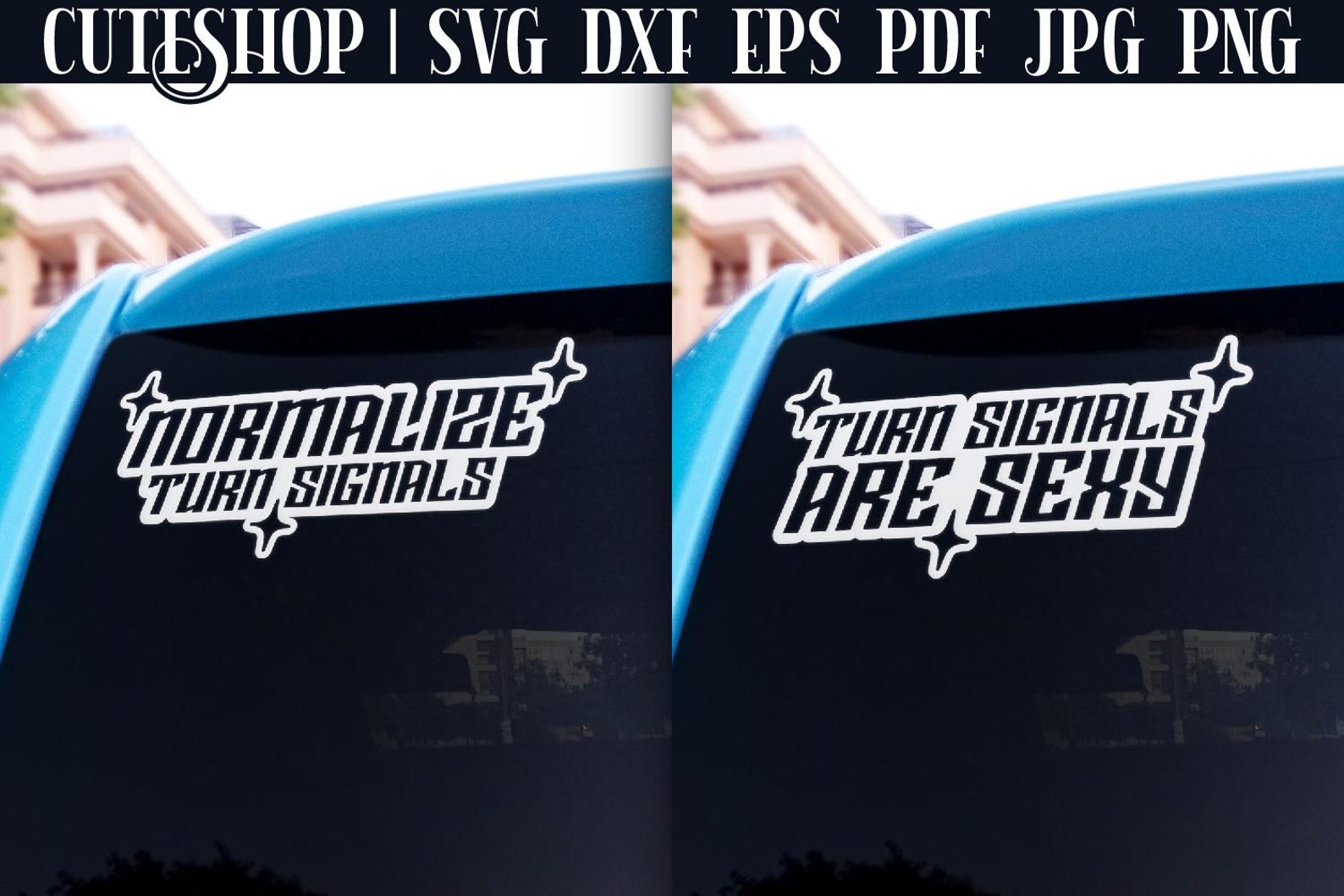 Funny Car Decal SVG - Funny Car Stickers | Bumper Sticker SVG | Car ...