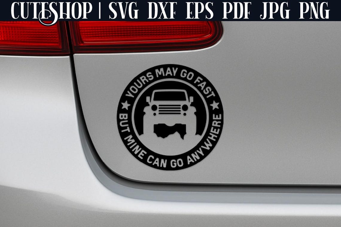 Funny Car Decal SVG - Funny Car Stickers | Bumper Sticker SVG, Car ...