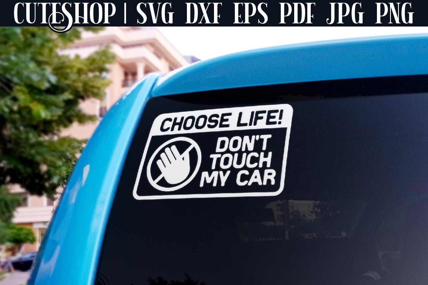 Funny Car Decal SVG - Funny Car Stickers | Bumper Sticker SVG | Car ...