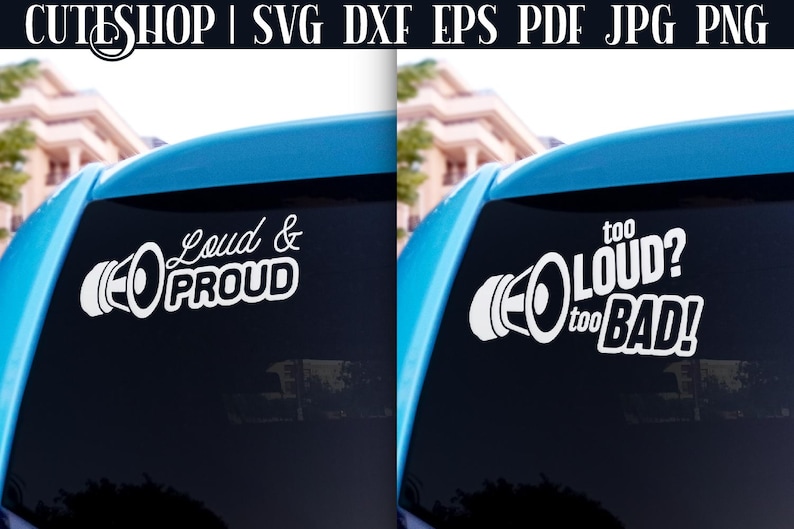 10 Funny Car Decals SVG Bundle - Funny Car Stickers | Bumper Sticker ...