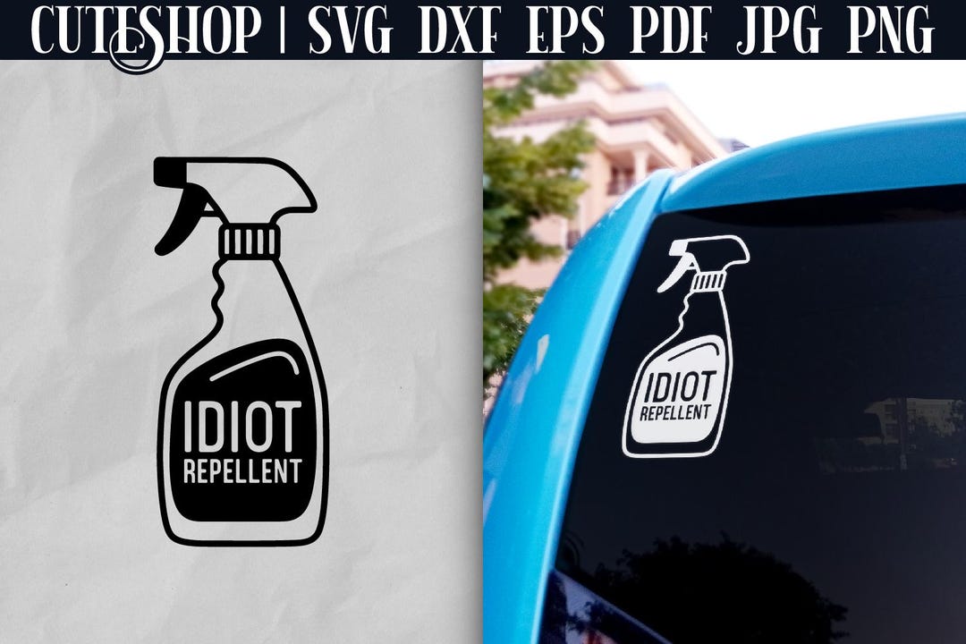 Funny Car Decal SVG - Funny Car Stickers | Bumper Sticker SVG | Car ...