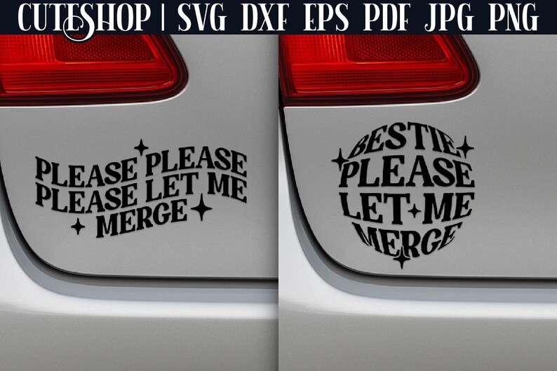 10 Funny Car Decals SVG Bundle - Funny Car Stickers | Bumper Sticker ...