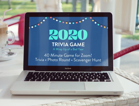 2020 Virtual Trivia Game for Zoom Perfect for Zoom Parties - Etsy