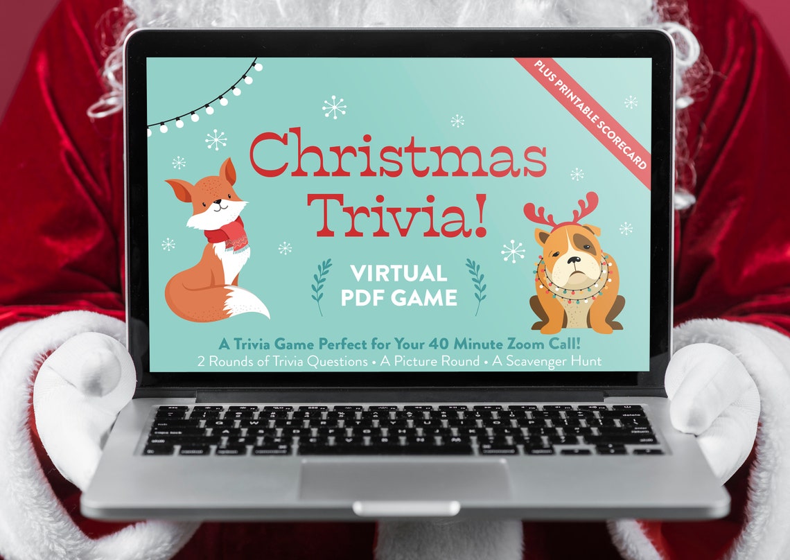 Christmas Virtual Trivia Game! - Etsy