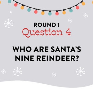 Christmas Virtual Trivia Game Volume 2, Perfect for Zoom Parties - Etsy