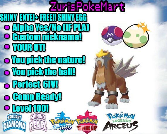 Shiny Entei Pokemon X