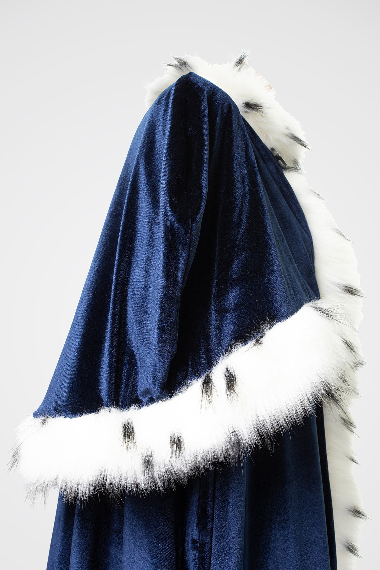 Dark Blue Royal Cape Royal Cape King Royal Cape Women Cape - Etsy