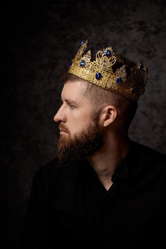 Real Gold King Crown