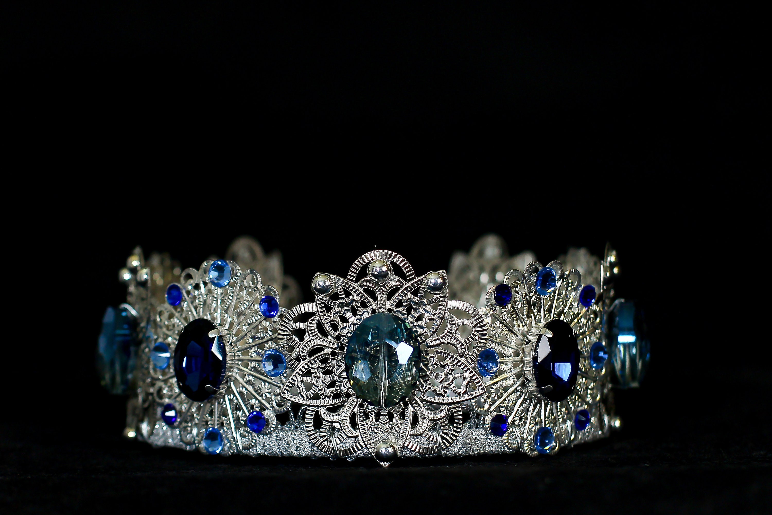 Silver Queen Tiara Tudor Tiara - Etsy