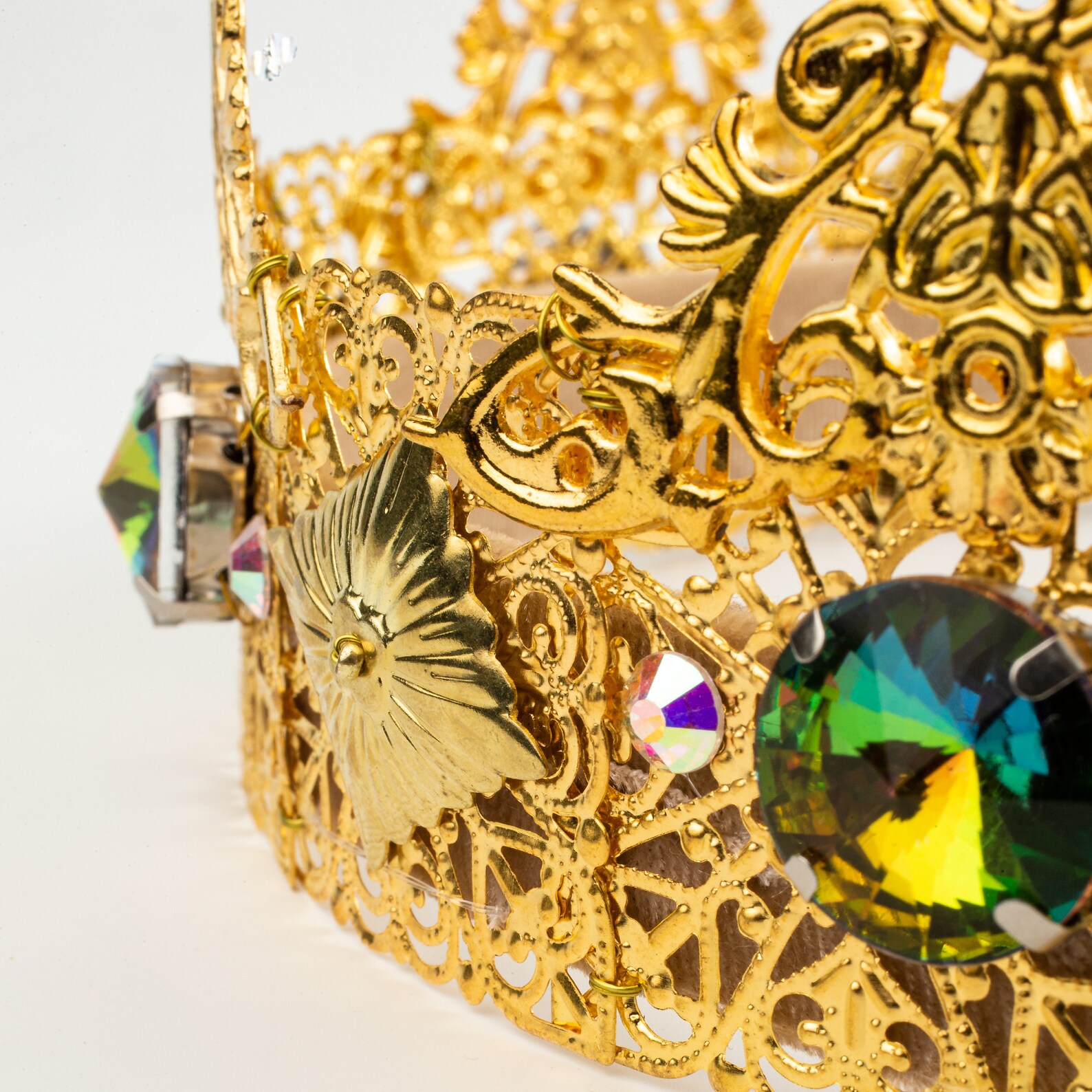 Multi Color Crown Mens Crown King Crown Crystal Crown - Etsy