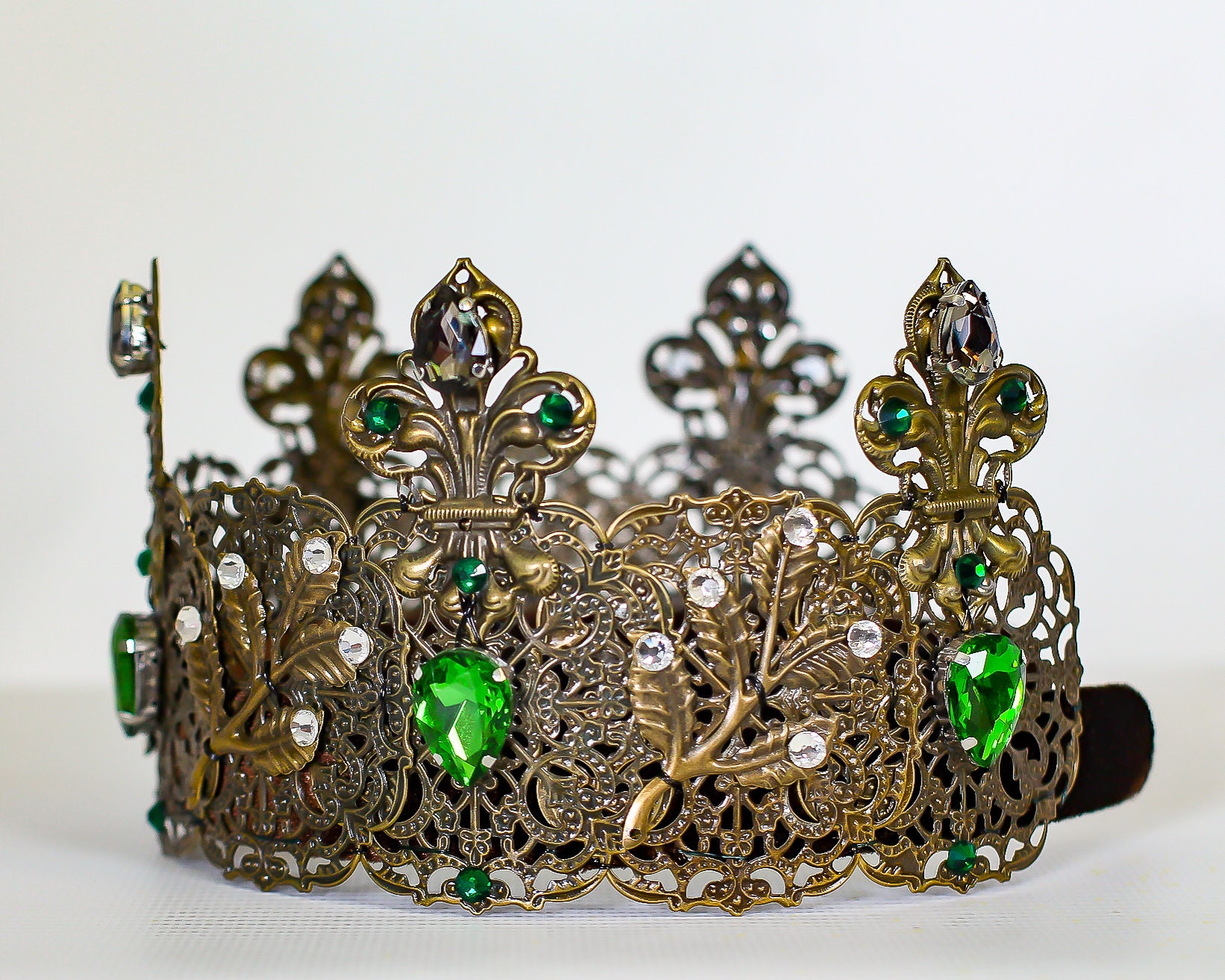 Bronze Keaves Tiara Bronze Queen Tiara - Etsy