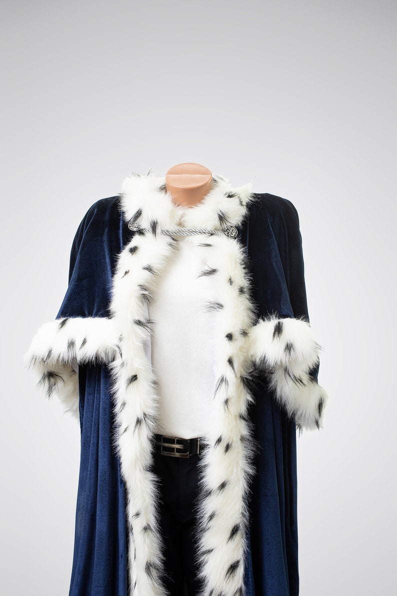 Dark Blue Royal Cape Royal Cape King Royal Cape Women Cape - Etsy