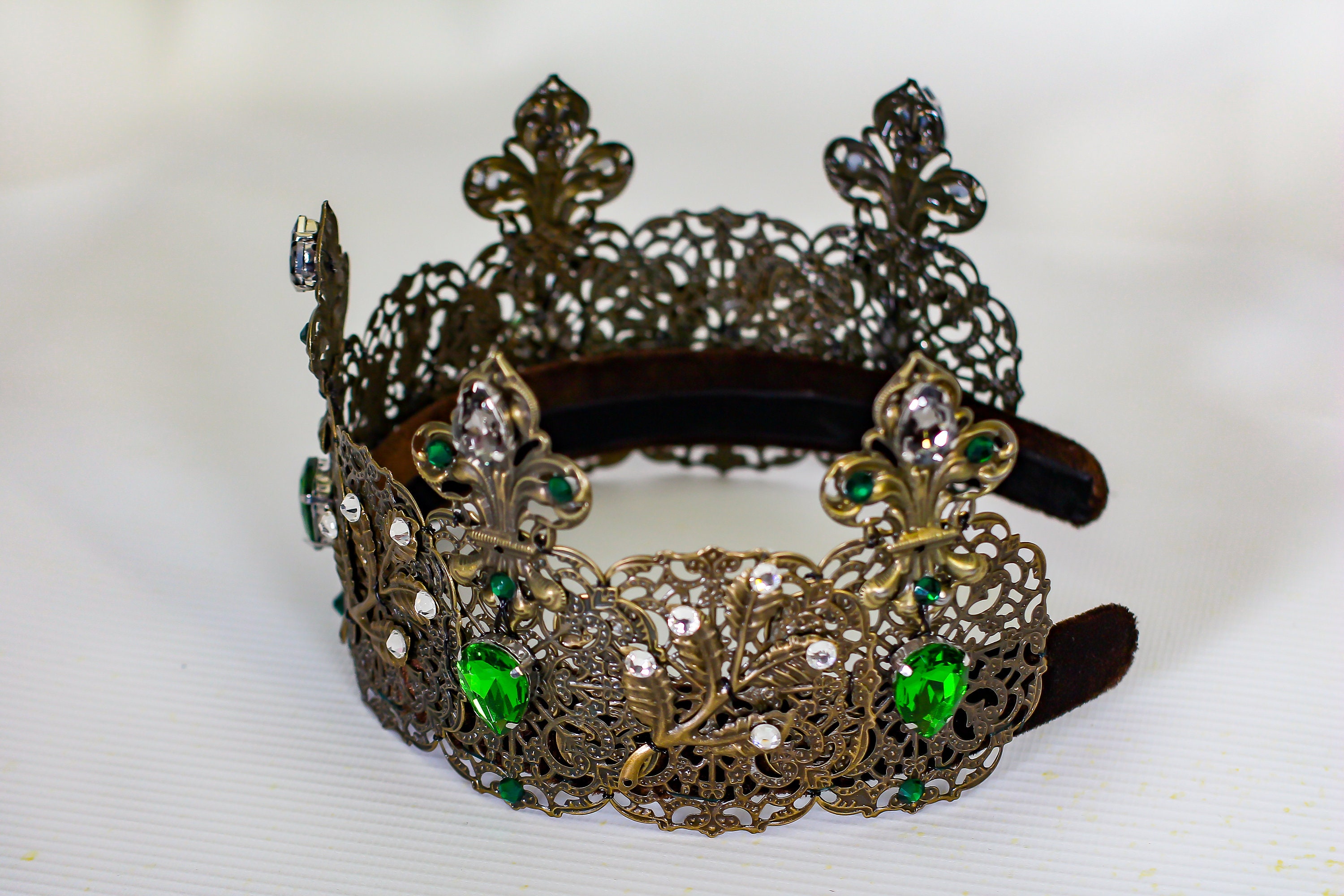 Bronze Keaves Tiara Bronze Queen Tiara - Etsy