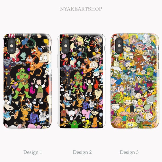 90s Cartoon Iphone Case 8 Plus X Xr 11 Max Pro Max Cartoon | Etsy