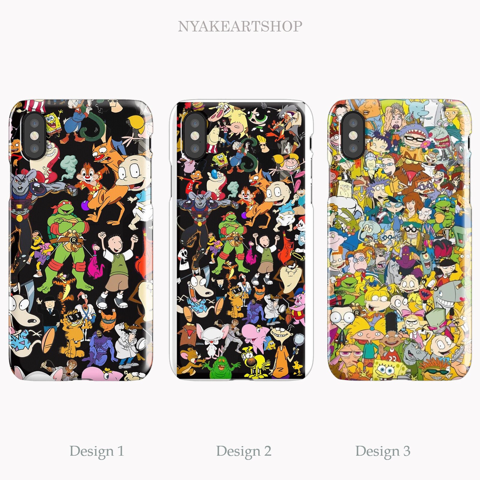 90s Cartoon iPhone Case 8 Plus X Xr 11 Max Pro Max Cartoon | Etsy
