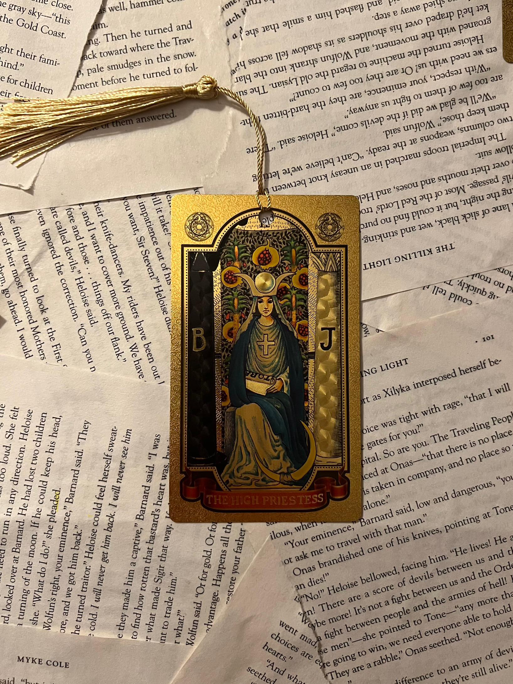 Tarot Card Bookmark | Intuitively Selected Tarot Card Bookmark - Etsy