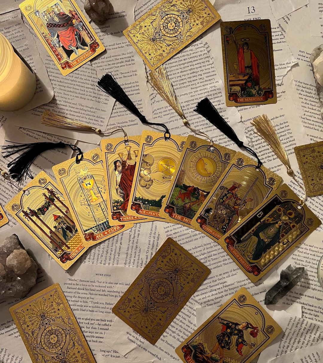Tarot Card Bookmark | Intuitively Selected Tarot Card Bookmark - Etsy