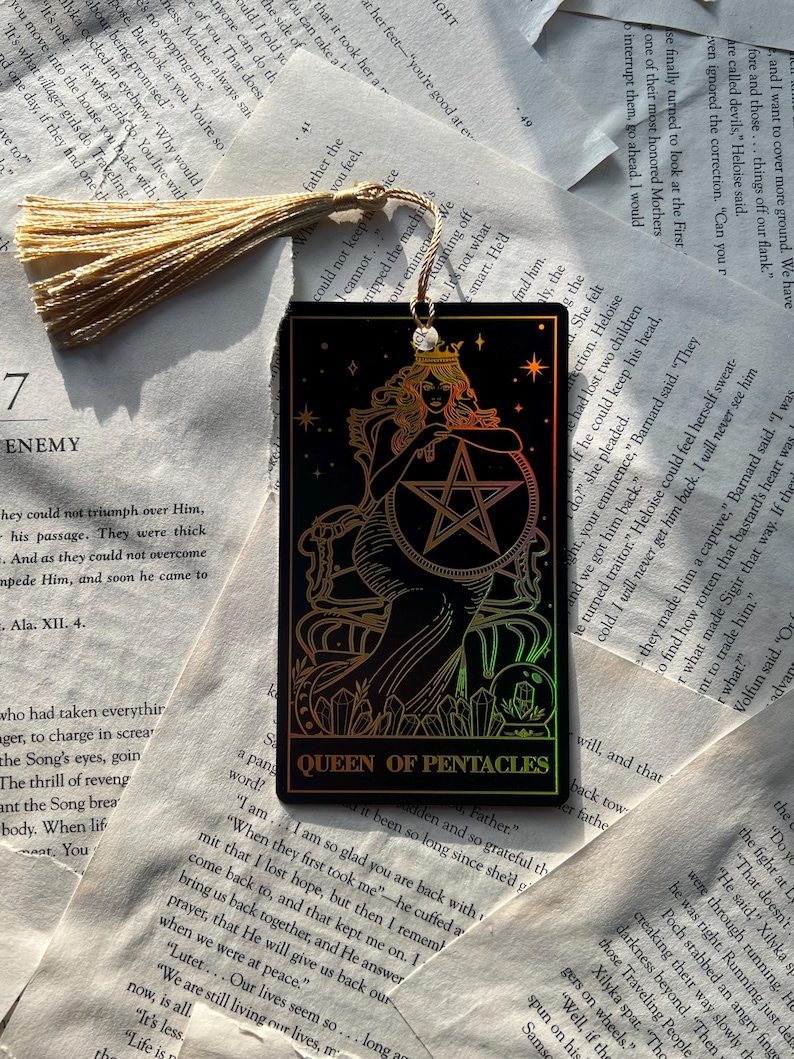 Tarot Card Bookmark| Intuitively Selected Tarot Card Bookmark - Etsy