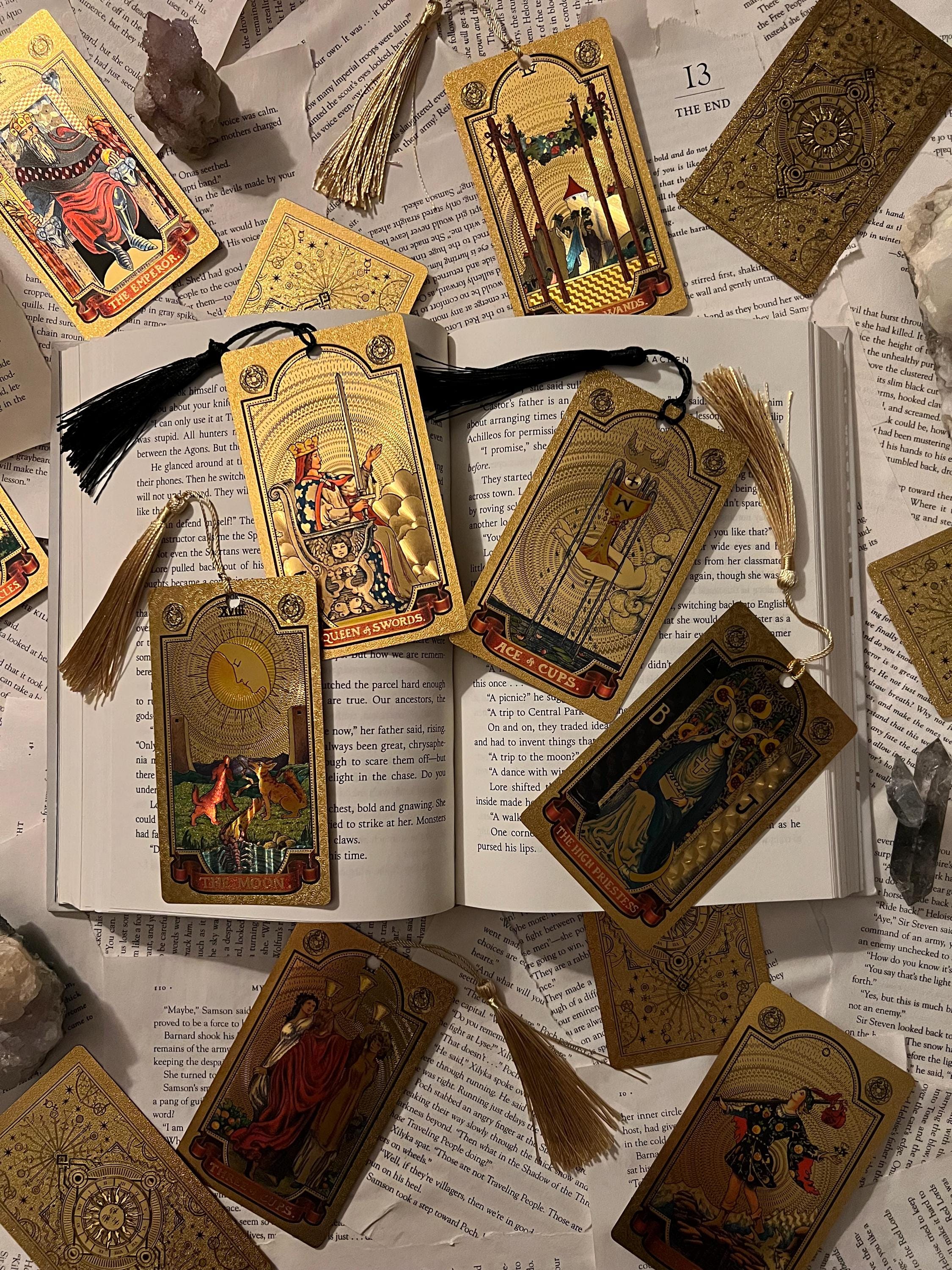 Tarot Card Bookmark | Intuitively Selected Tarot Card Bookmark - Etsy