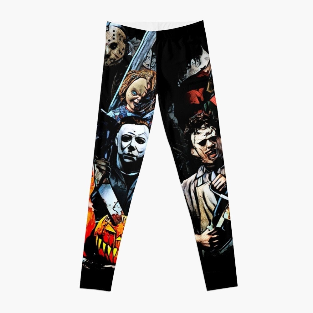 Horror Movie Characters Leggings, Horror Legging for Womens - Etsy