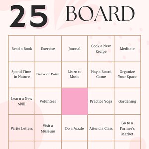 2025 Bingo Board Template | Editable Canva Template | 2025 NYE ...