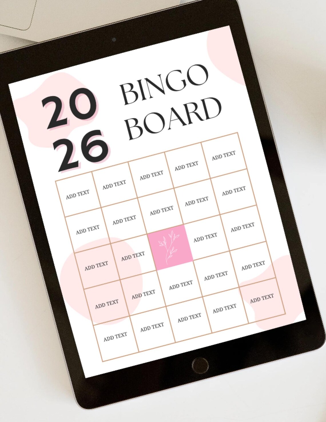 2026 Bingo Board Template | Editable Canva Template | NYE Resolution ...