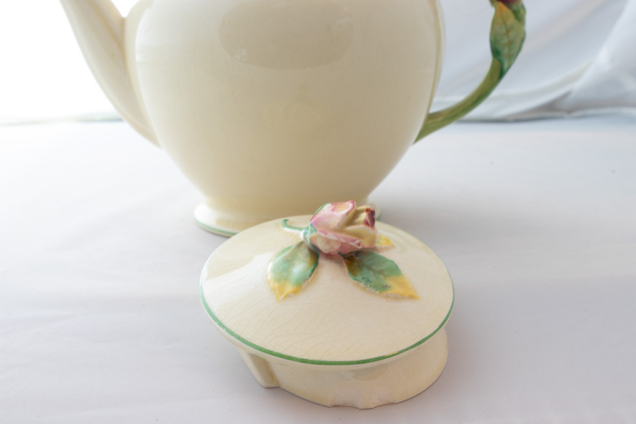 Royal Winton Rosebud Teapot - Etsy