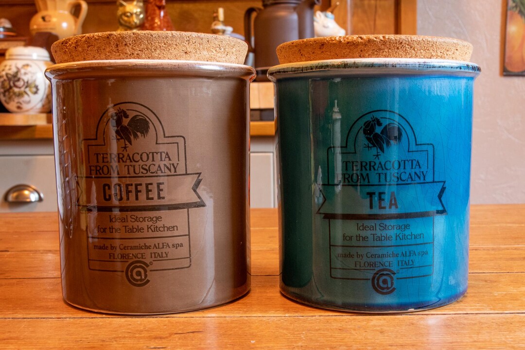 Retro Kitchen Canisters - Etsy