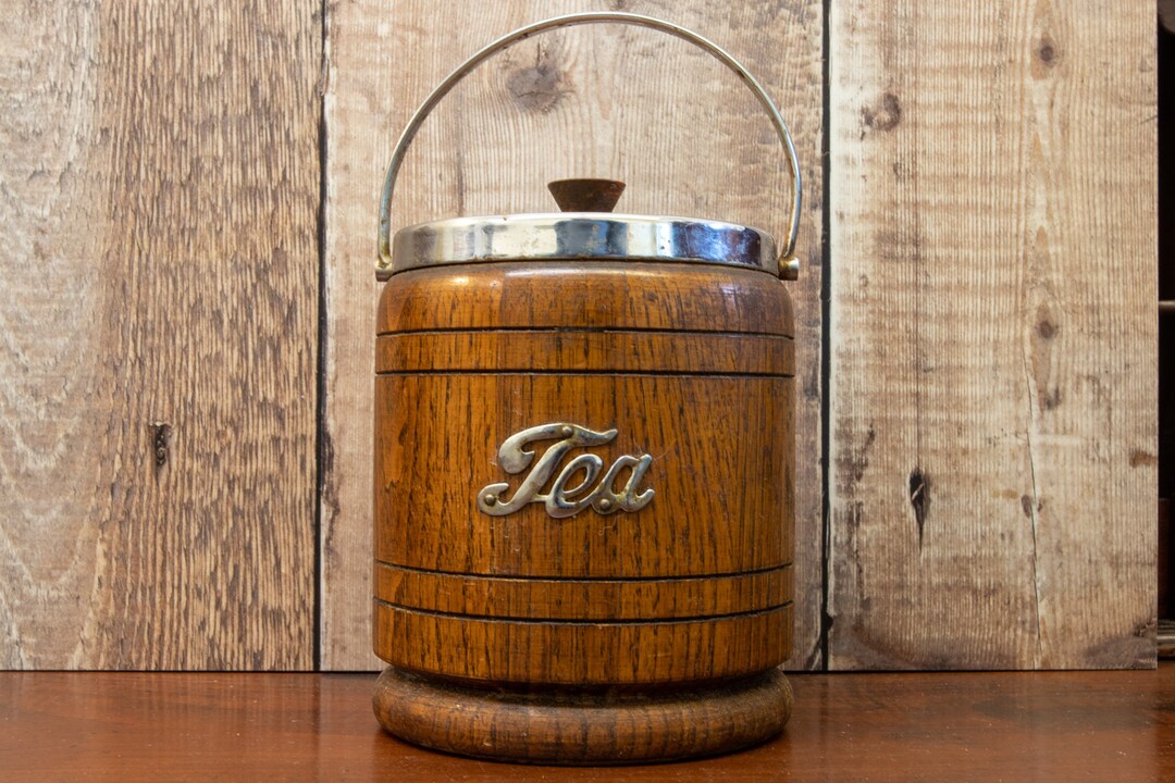 WOODEN TEA CADDY - Etsy