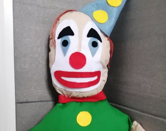 Bubbles the Test Card Clown Novelty Stuffed Toy Plushie, Retro ...
