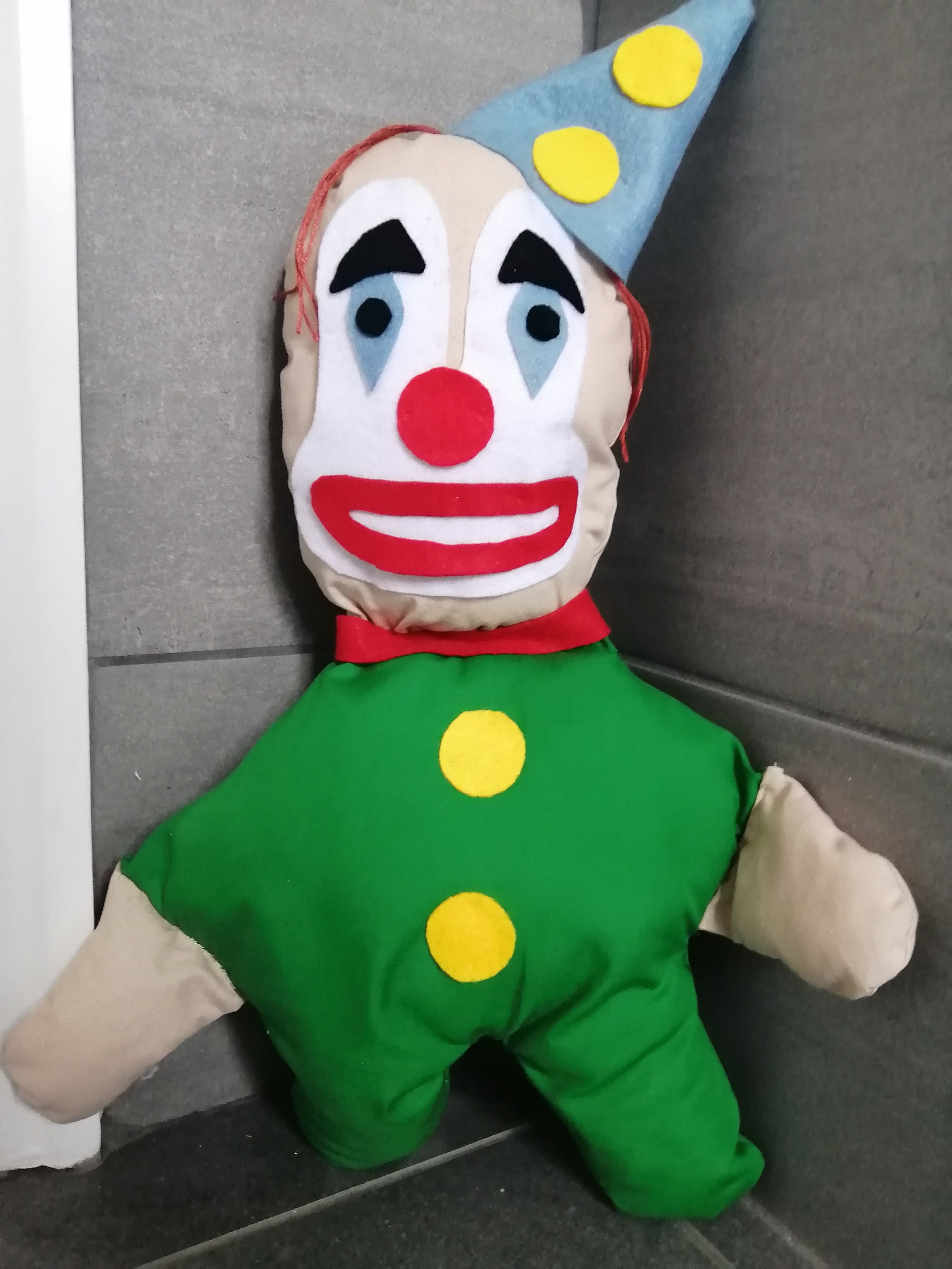 Bubbles the Clown Test Card F Retro Television Nostalgia Memory - Etsy