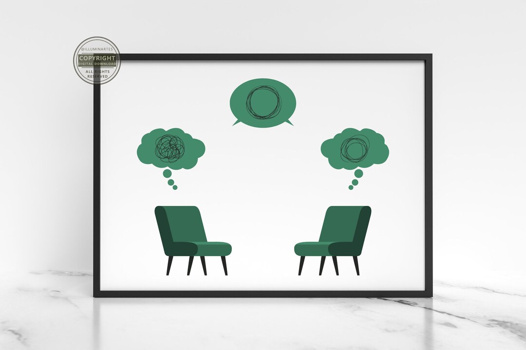 Therapist Office Wall Art Digital Print | Therapy, Counsellor ...