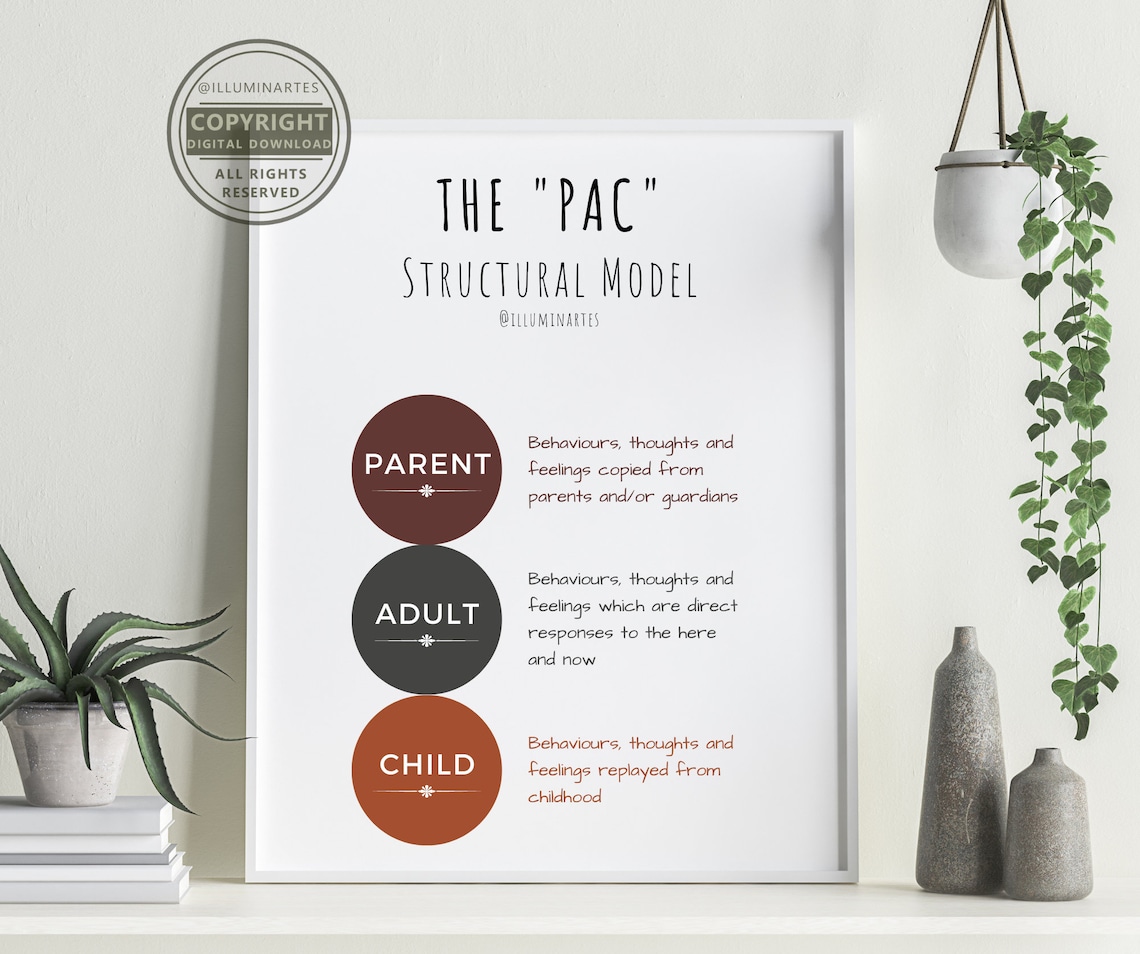 The PAC Structural Model Digital Print Therapy, Counsellor ...