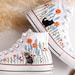 Embroidered Converse Dog, Custom Converse Embroidery Puppy, Embroidered ...