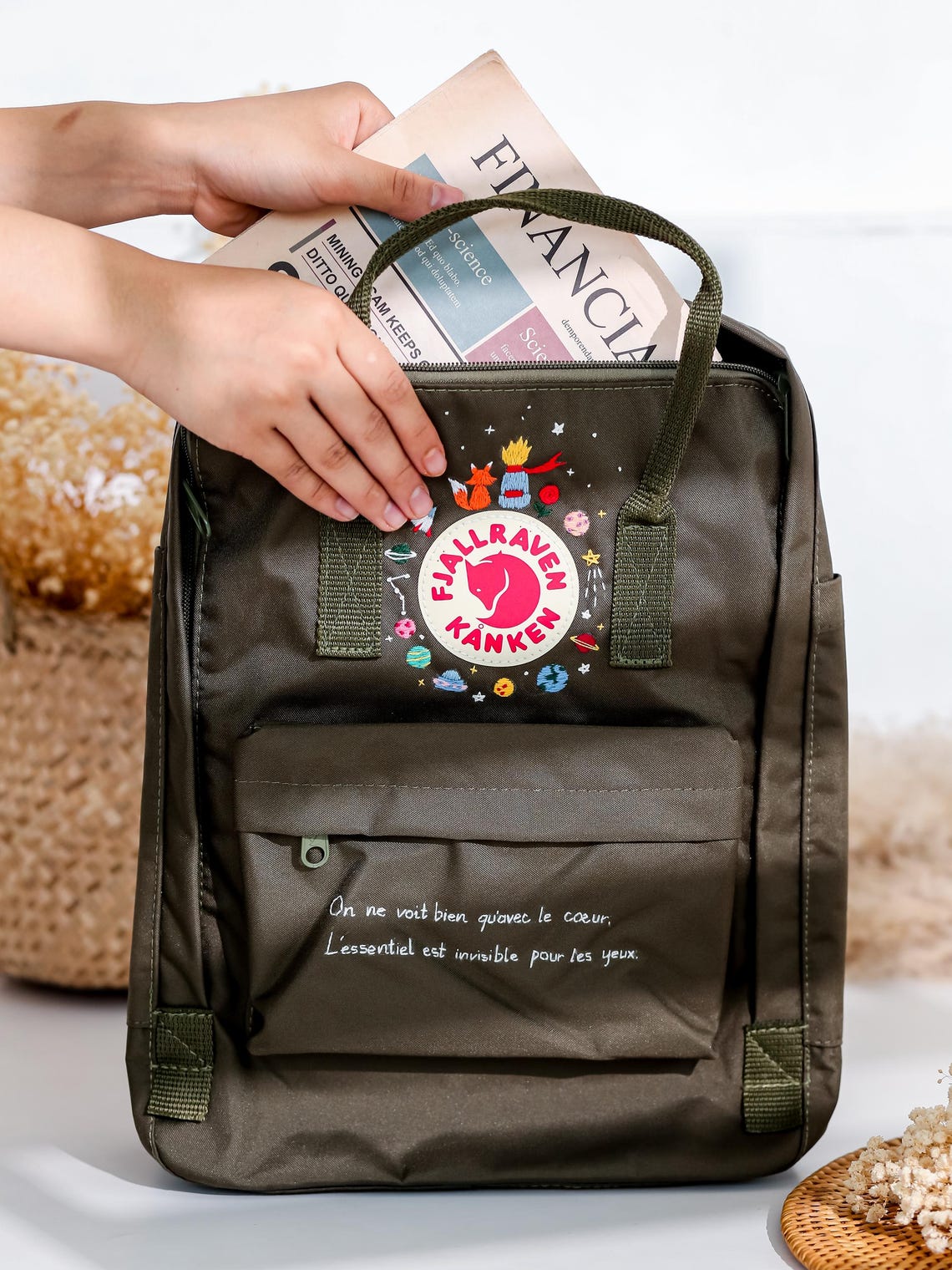 Fjallraven Kanken Backpack Embroidery Little Prince and Universe ...