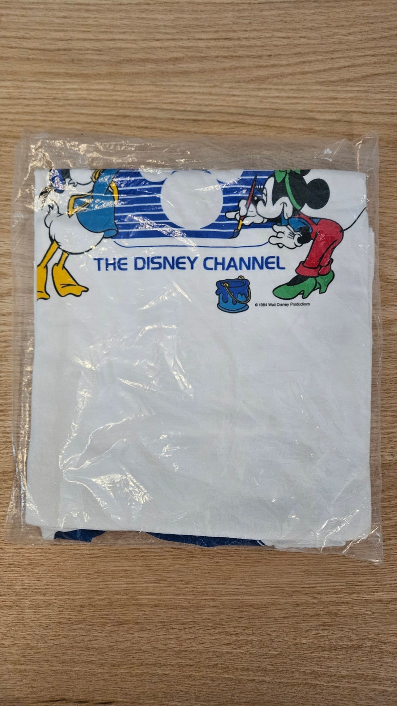 Vintage 1984 Mickey Mouse Disney Channel Shirt Medium New Sealed! - Etsy