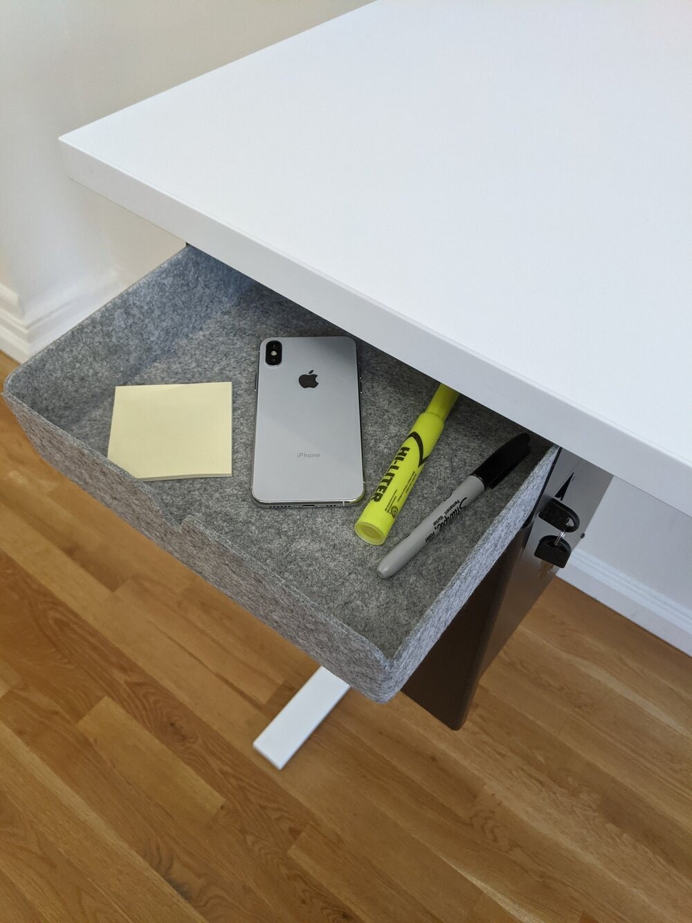 Versa Lite Regular Under-desk Mounted Storage Drawer - Etsy