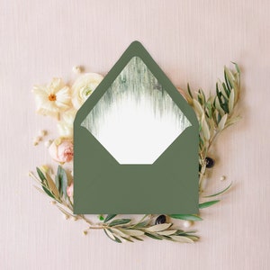 Mossy Oak Tree Envelope Liners Featuring an Original Watercolor of a ...