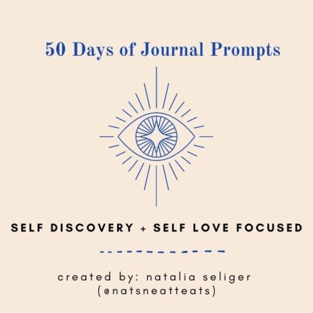 50 DAYS of Journal Prompts for Self Discovery + Self Love - Etsy