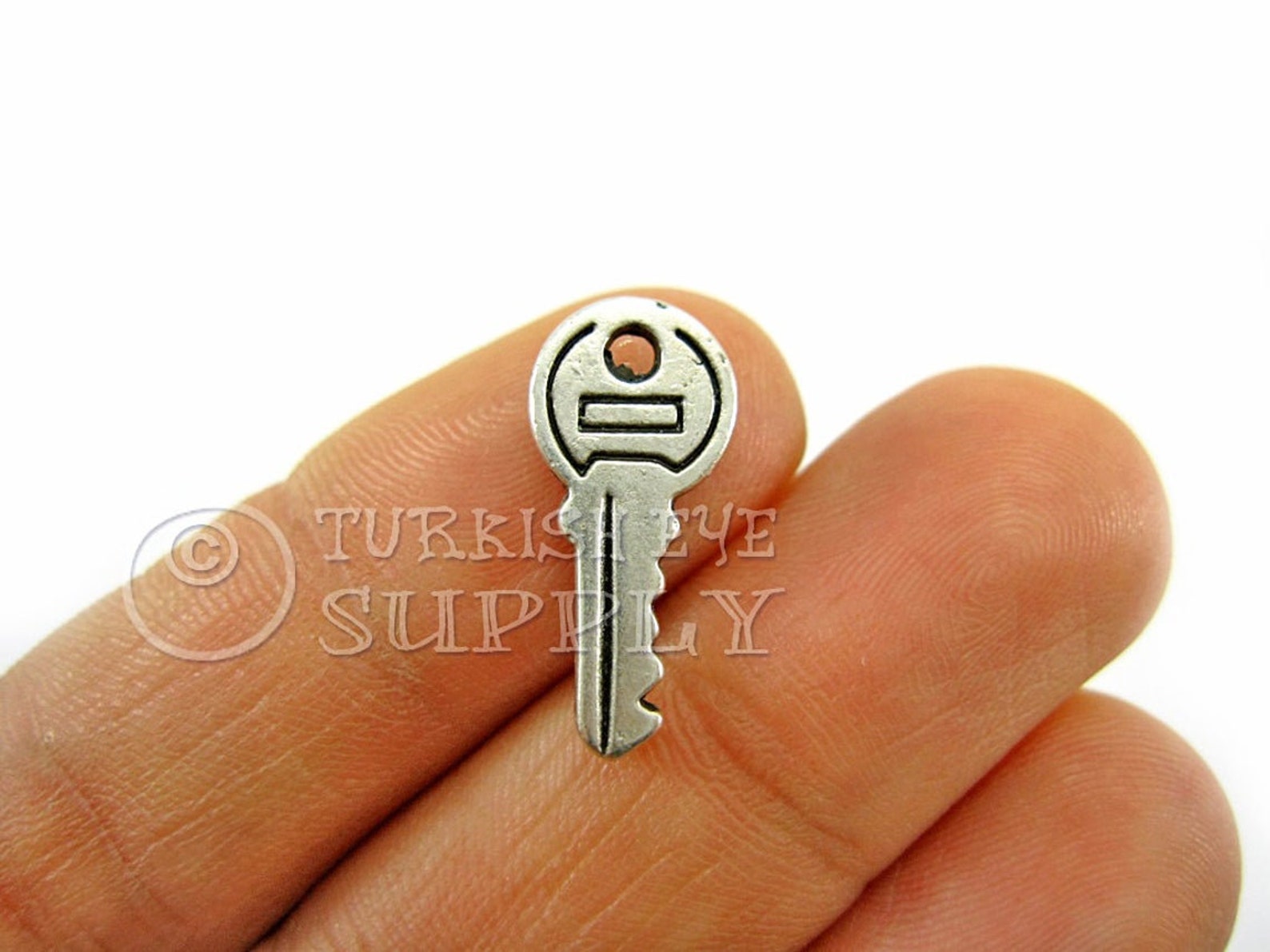 Silver Key Charms Mini Key Charms Silver Key Pendant Silver - Etsy