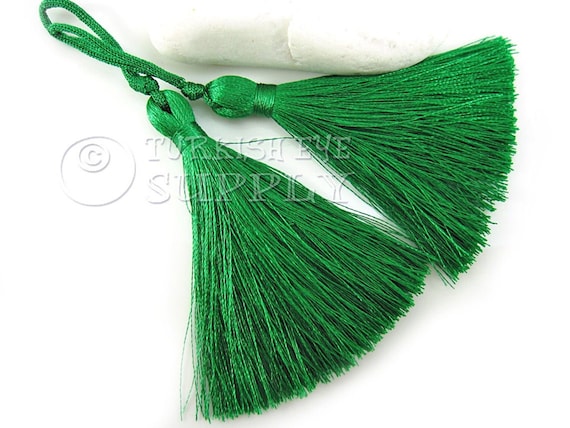 Forest Green Silk Tassel Turkish Tassel Hand Made Silk | Etsy