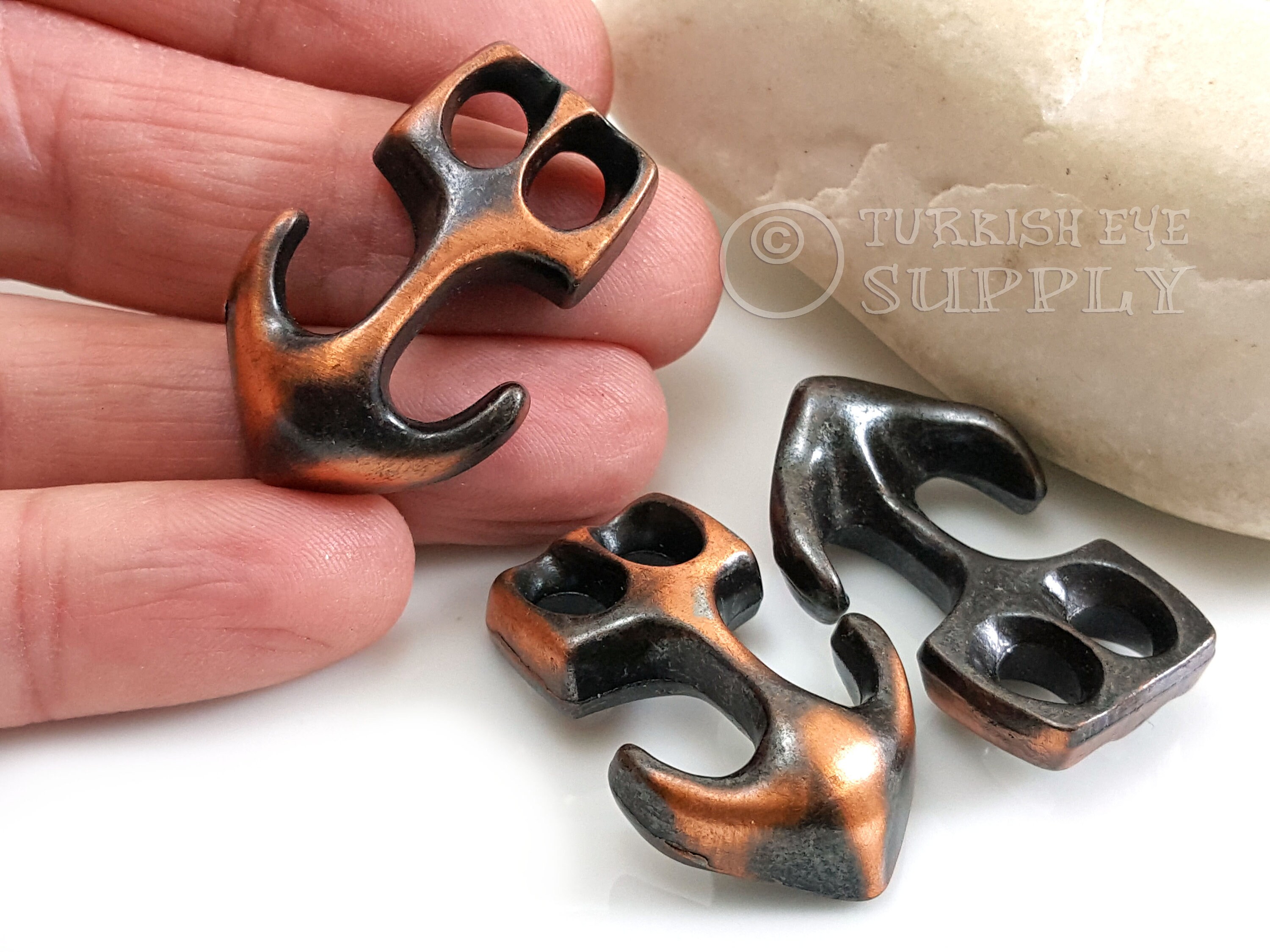 Copper Anchor Clasp Large Anchor Bracelet Clasp Anchor | Etsy