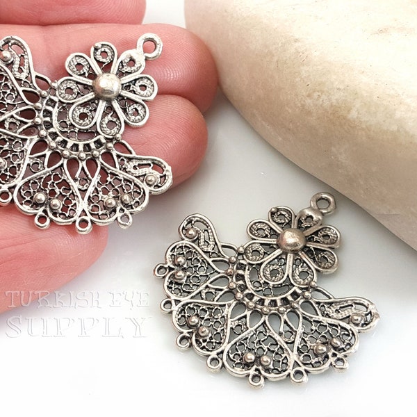 Silver Filigree - Etsy