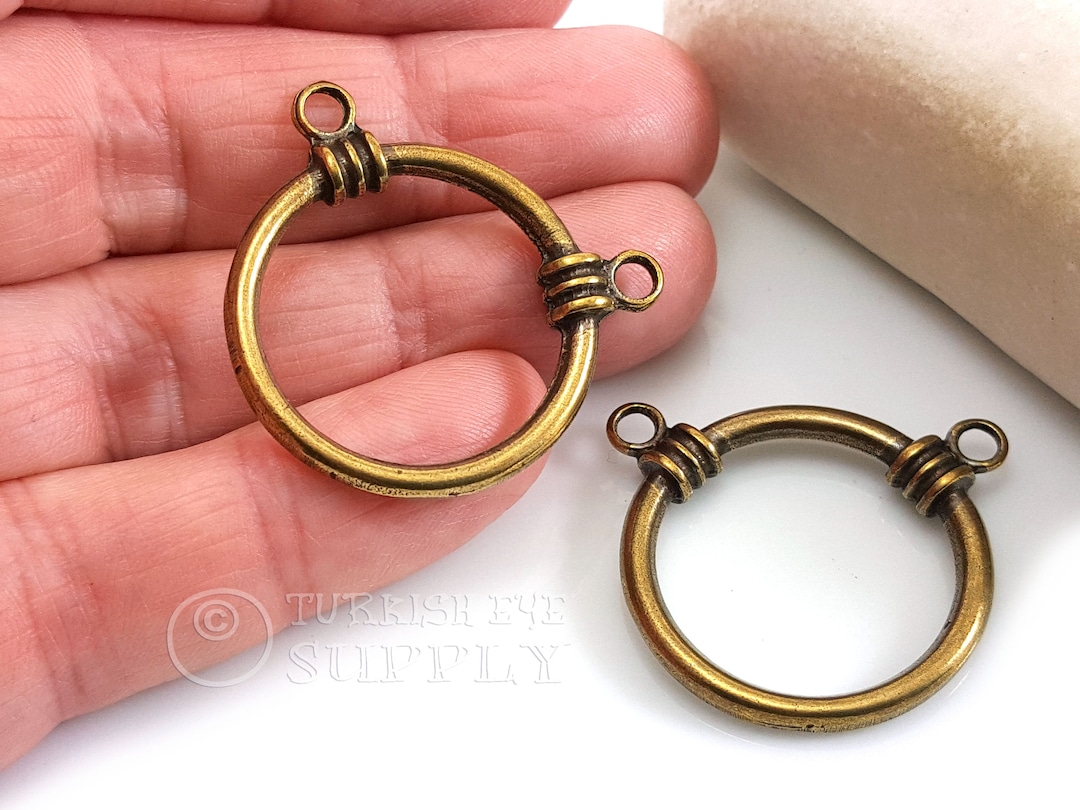 Bronze Hoop Connector, Multi Strand Hoop Connector, Multi Loop ...