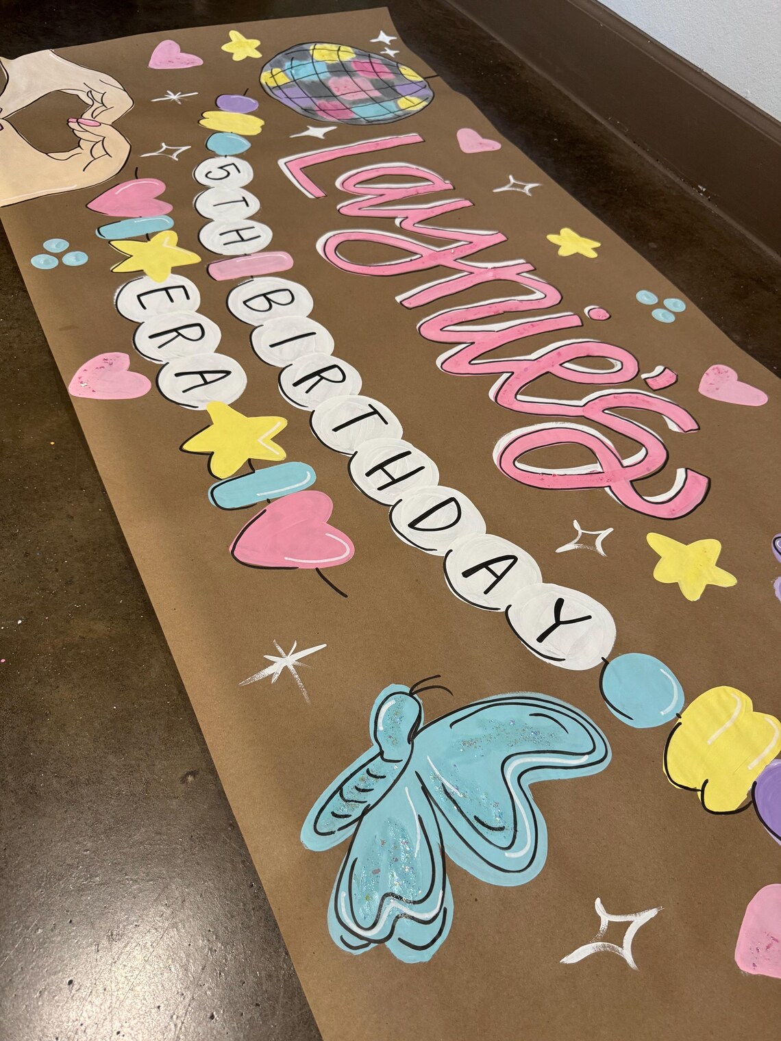 Custom Hand-painted Birthday Party Banner in My Birthday Era Banner ...