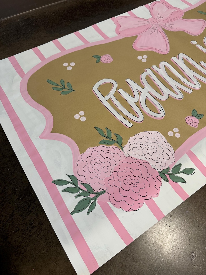 Custom Hand-painted Birthday Party Banner Love Shack Fancy Party ...