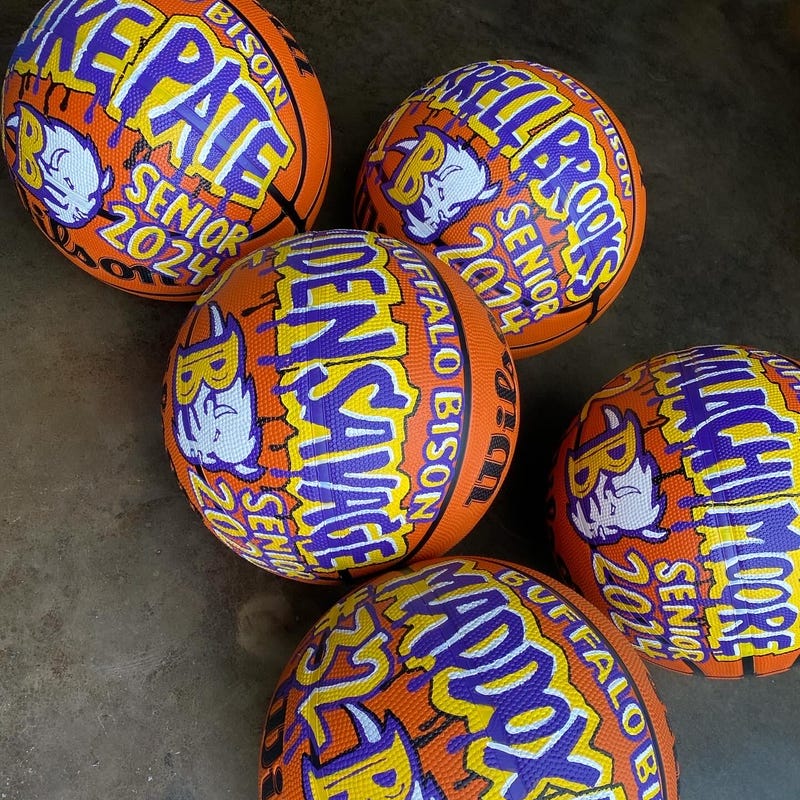 Painted Girls Basketball - Etsy