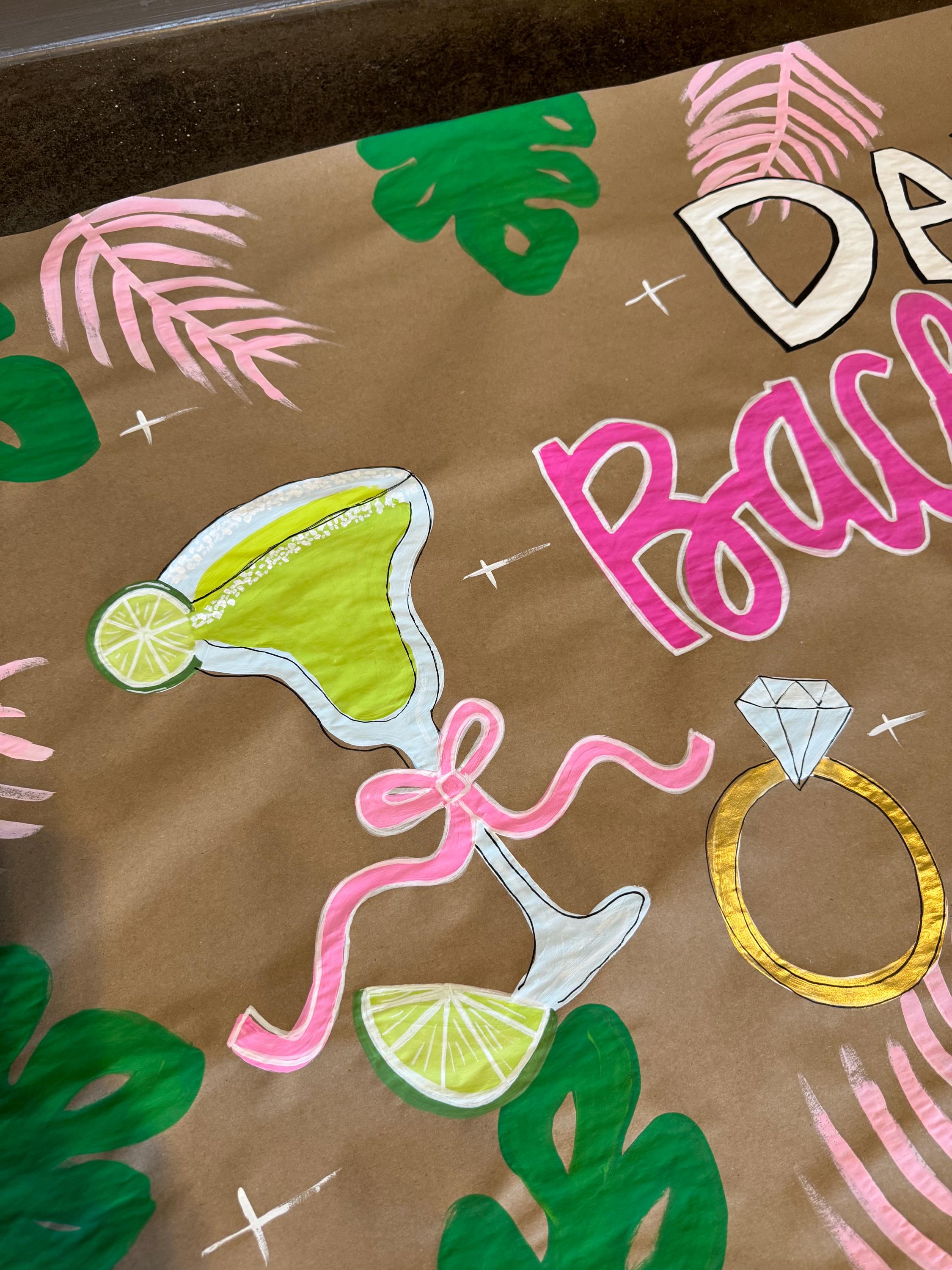 Custom Hand-painted Party Banner, Bachelorette Banner, Margaritas and ...