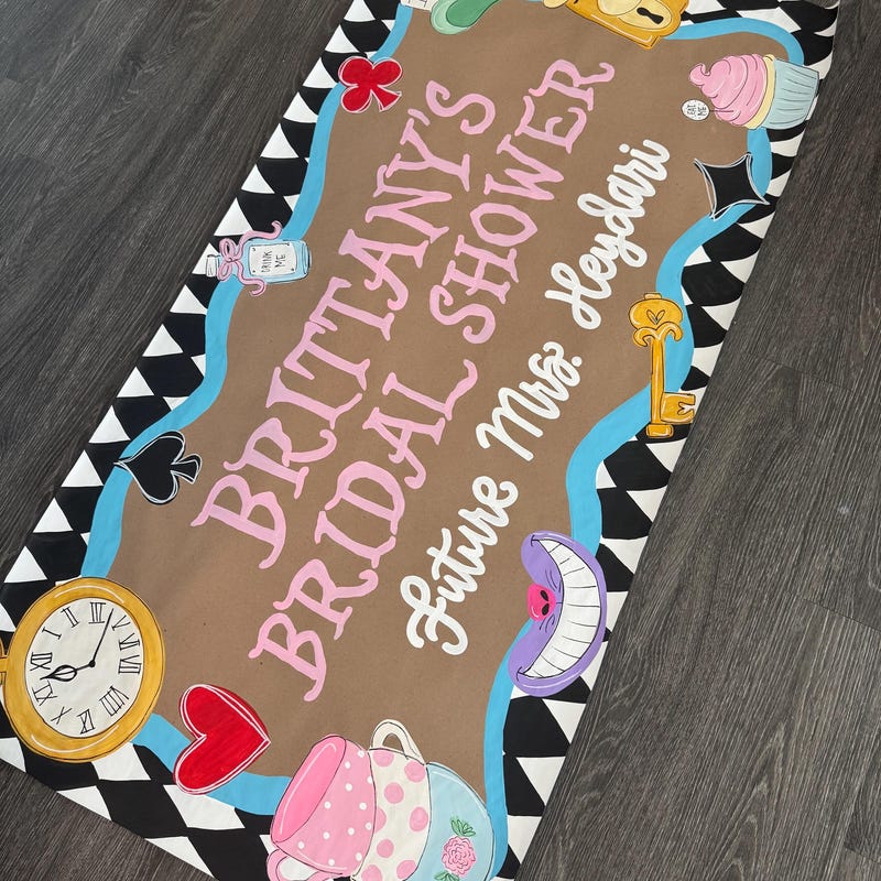 Wonderland Banner - Etsy